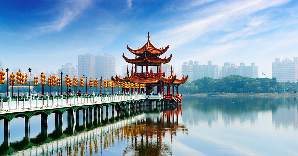 Taiwan : belle île en mer de Chine